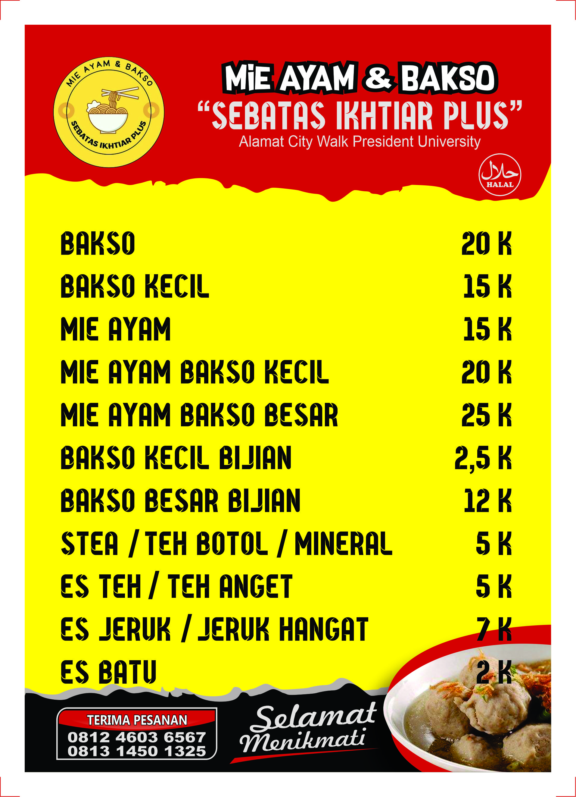 Brosur Bakso Cdr Png Contoh Brosur Sederhana My Xxx Hot Girl